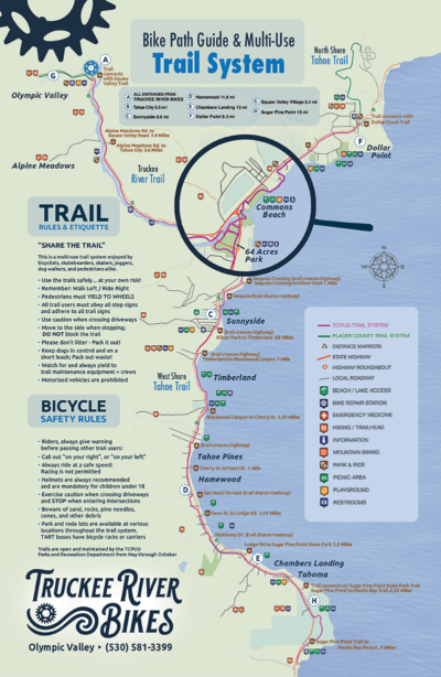 Trail Map - Truckee River Bikes